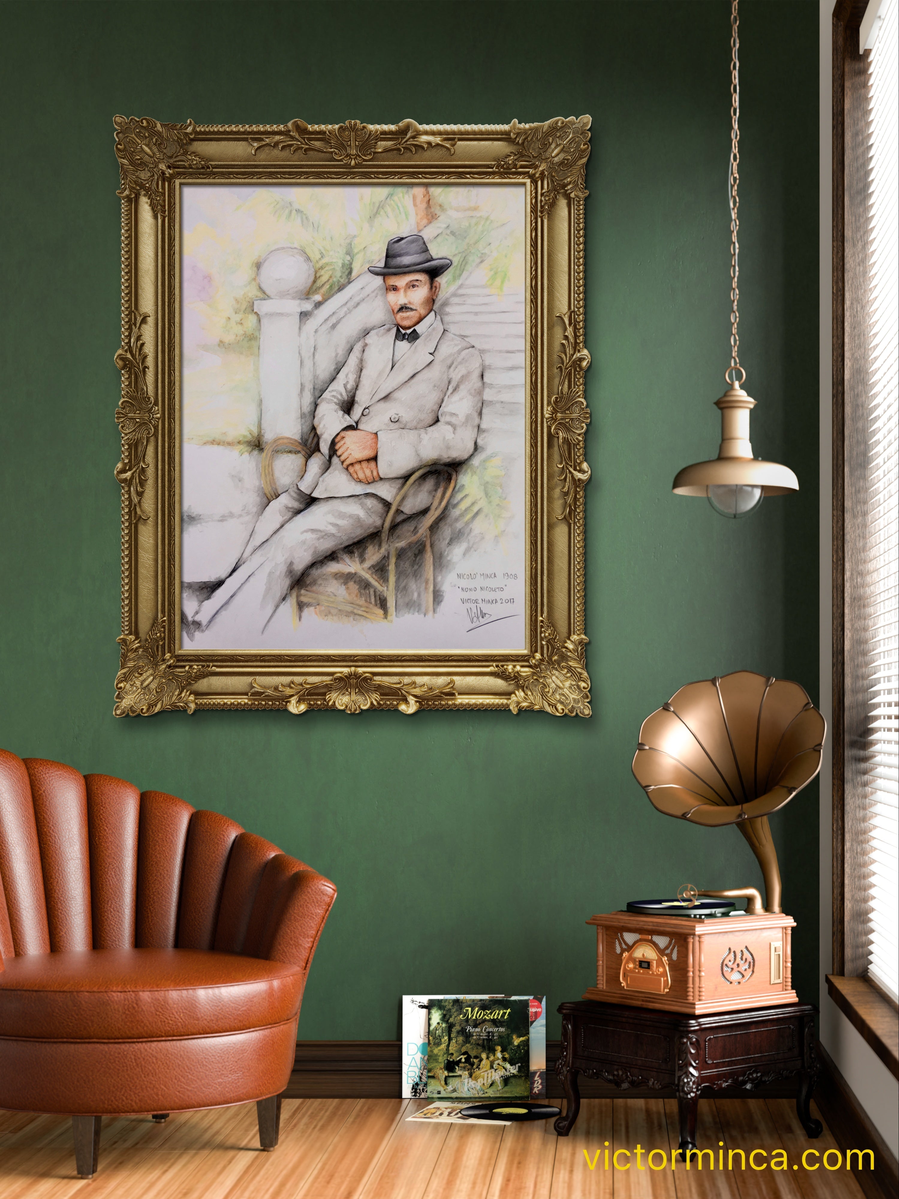 Commissioned Portraits – VICTOR MINCA FINE ART